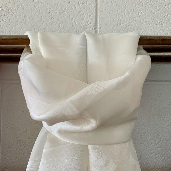 Offering Scarf 2.5m - White - Jalu Jems - Buddhist Supplies Australia